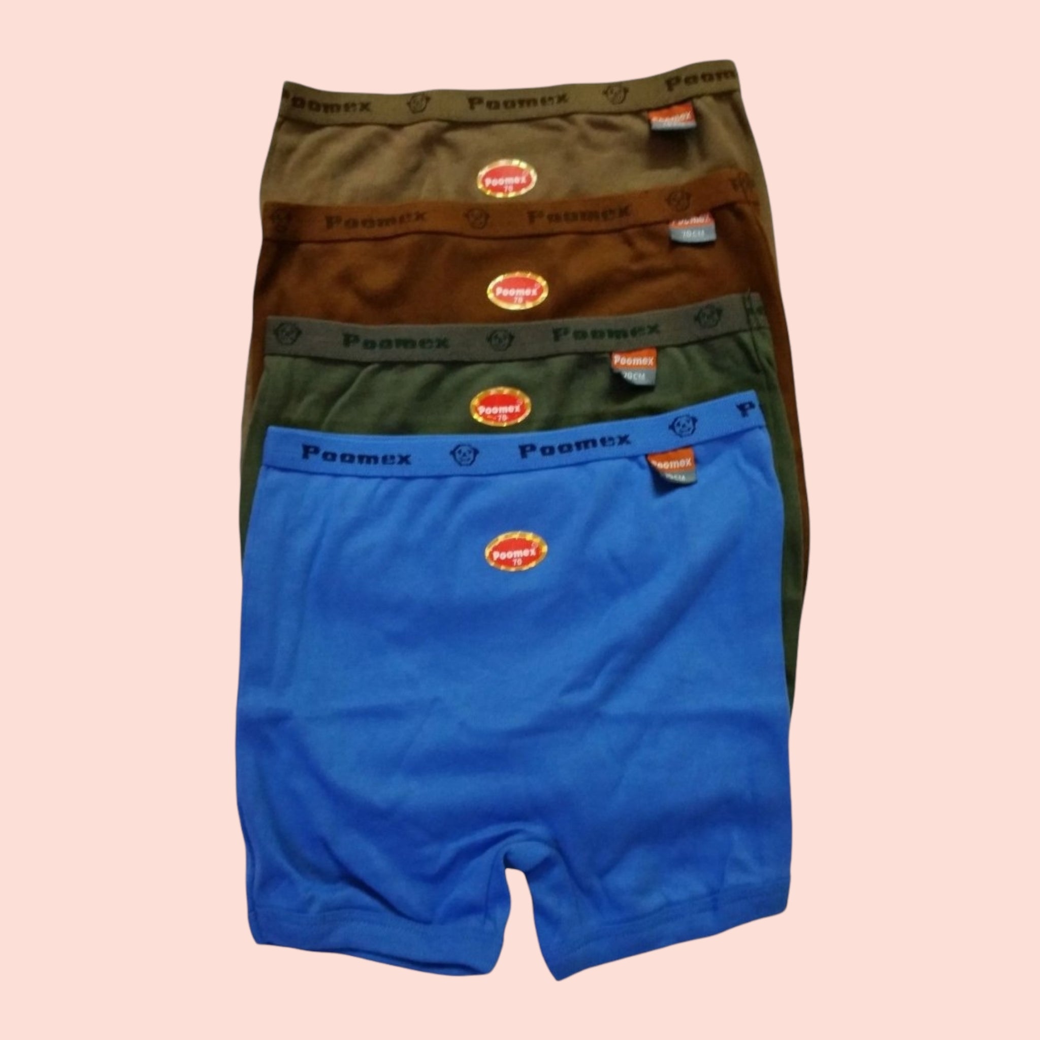 4 Nos Poomex Kids/boys inner Underware brief Drawer Type* – Faritha
